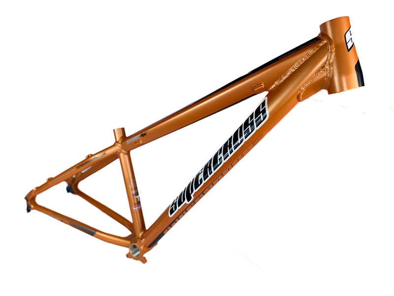 Supercross Shine - 4x Hardtail Aluminum MTB Race Frame - Supercross BMX